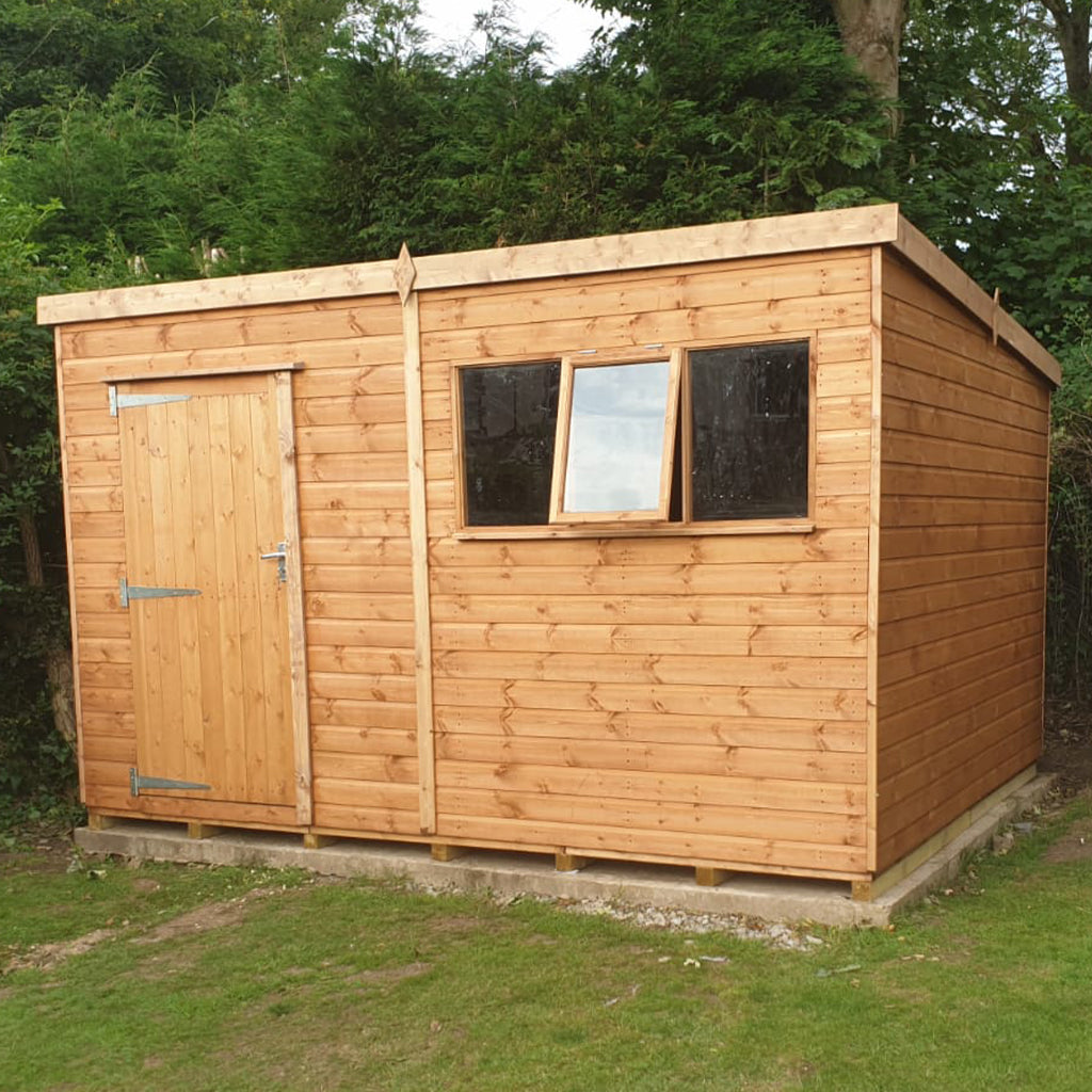 Heavy Duty Pent Shed (10ft and 12ft gables) | BTL Timber & Garden Buildings