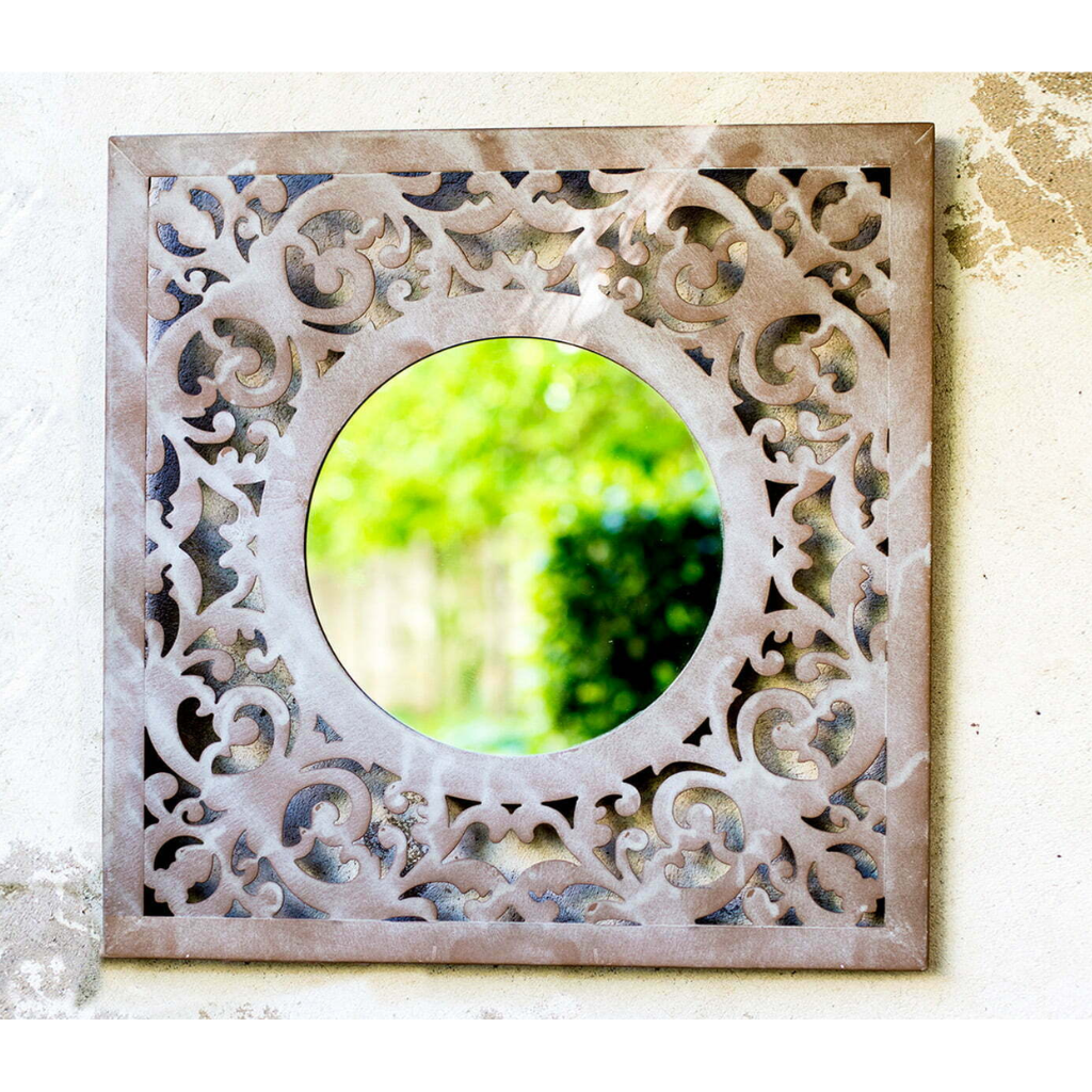 La Hacienda Square Garden Mirror | BTL Timber & Garden Buildings